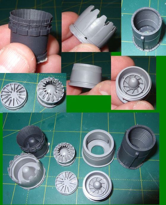 F110 Ge 132 Engine In 1 48 Scale For The Kinetic F 16e F Block 60