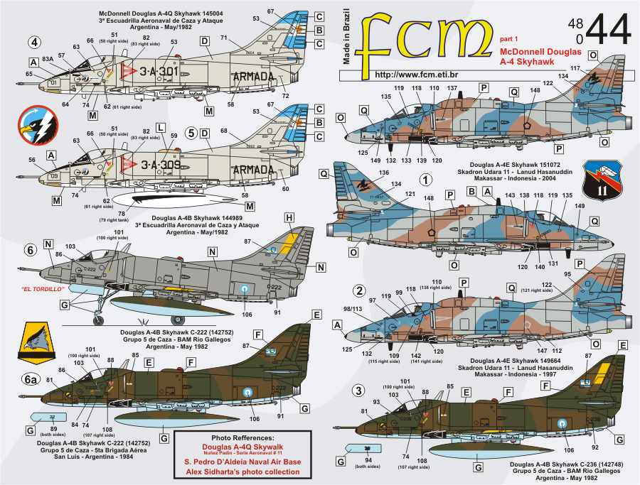 LF FCM A-4 ARGENTINA DECALS - Buy and sell - add scale to your title - ARC Discussion Forums