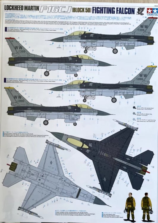 Tamiya F-16CJ 1/32, paint scheme - Jet Modeling - ARC Discussion Forums