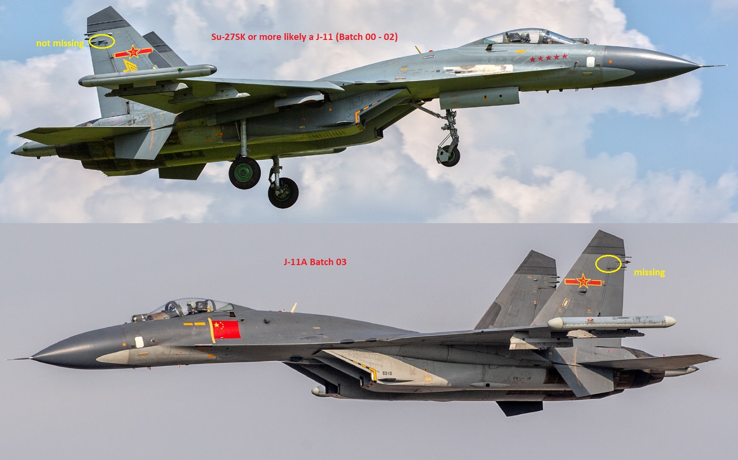 SU-30MK same as Chinese J-11? - Jet Modeling - ARC Discussion Forums